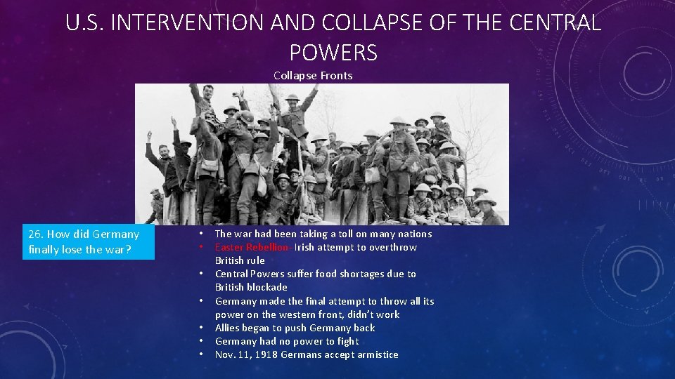 THE GREAT WAR THE WORLD IN UPHEAVAL CH