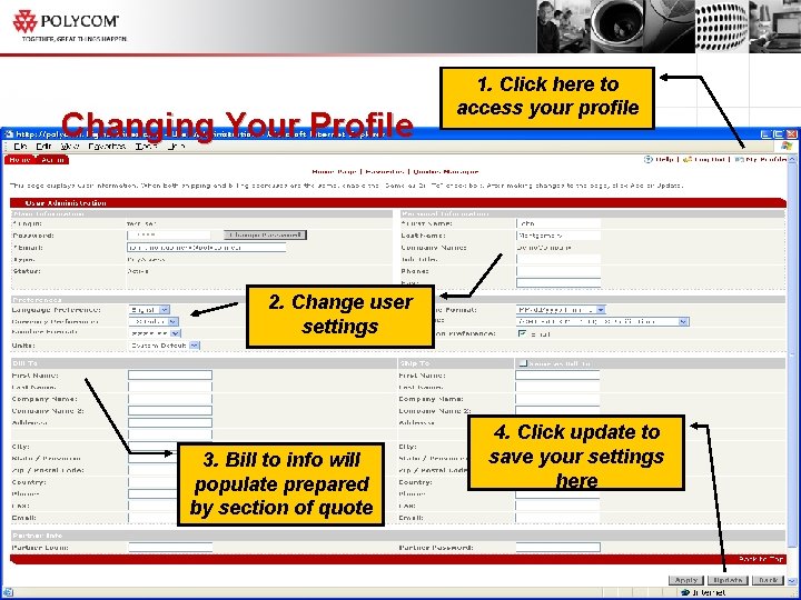 Polycom Quotes on Demand Tool Partner Manager Guide
