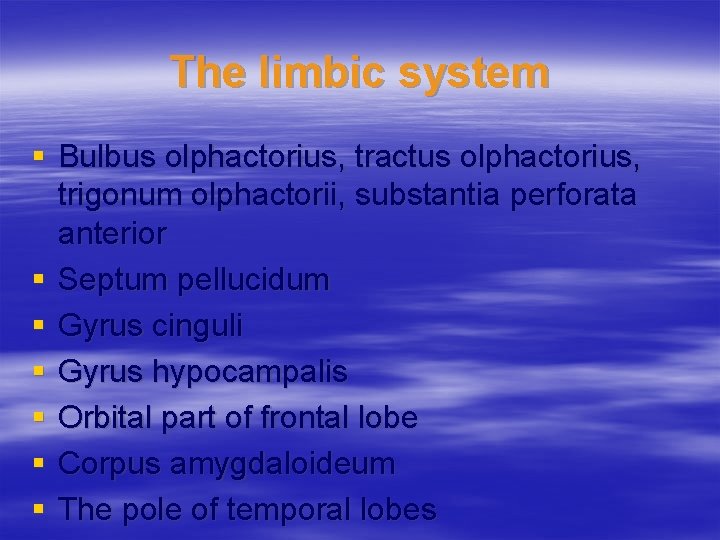 The autonomic nervous system Anatomy Functions The symptoms