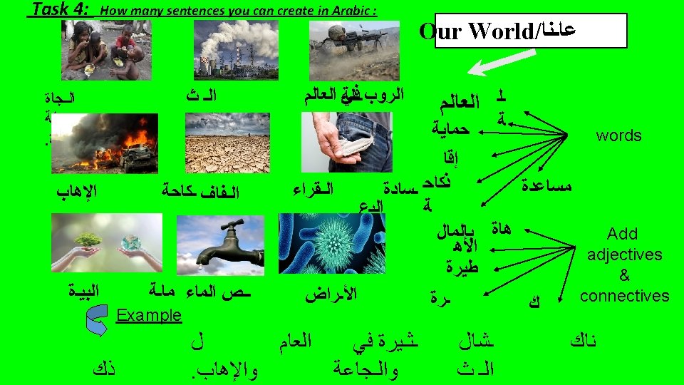 Theme 5 International and global dimension Our World