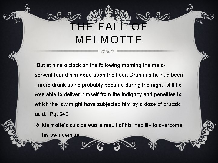 THE PORTRAYAL OF AUGUSTUS MELMOTTE April Gower Shawn