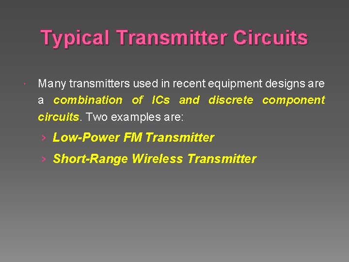 Chapter 2 Part 6 ELEMENTS OF A COMMUNICATION