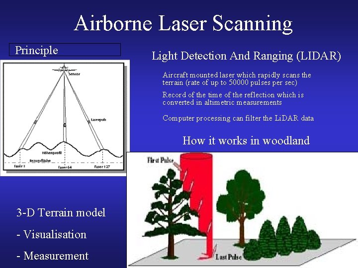 LIDAR as a new technology to assess ancient