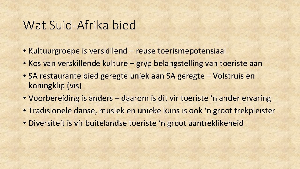 KULTUUR EN DIVERSITEIT TOERISME BEVORDER HOE KAN KULTURELE