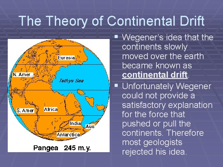 Drifting Continents Did Pangea Exist The Theory of