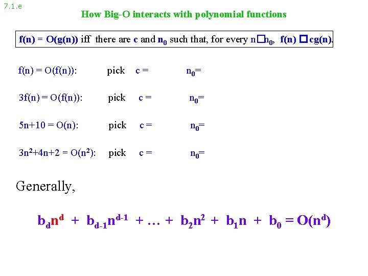 CSC 4170 Theory of Computation Time complexity Section