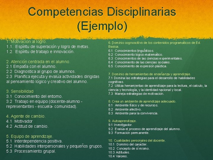 Las competencias en la educacin Meta de Aprendizaje