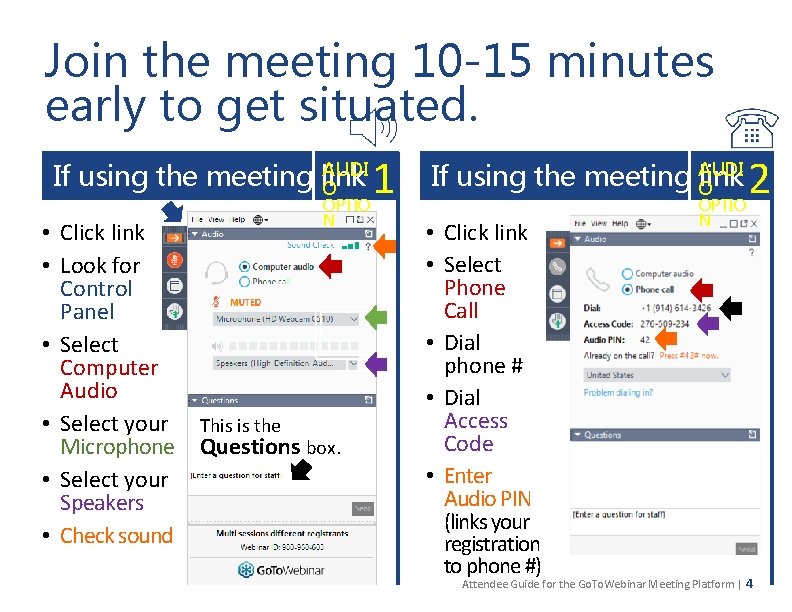 Virtual Public Meeting Attendee Guide For the Go