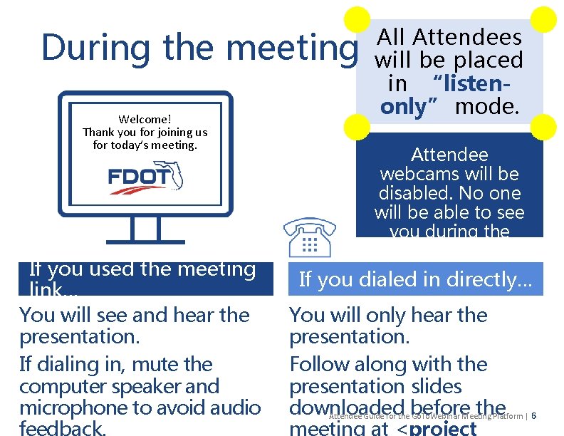 Virtual Public Meeting Attendee Guide For the Go