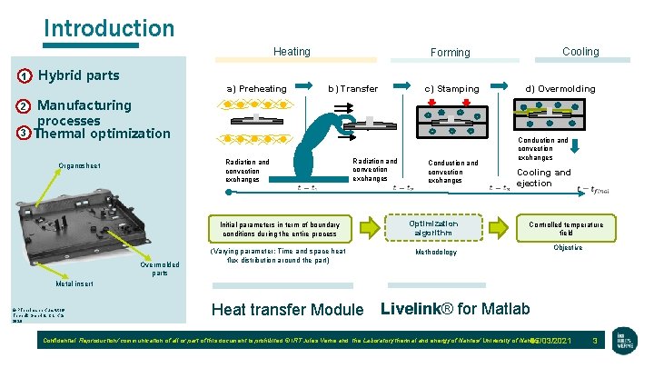 Heat transfer optimization in hybrid manufacturing processes involving