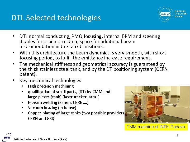 Drift Tube Linac Andrea Pisent INFN Italy www