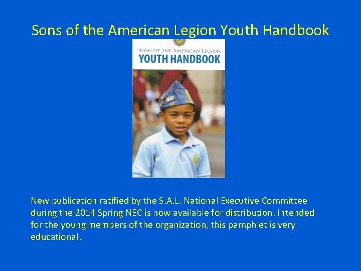 The Sons of the American Legion Children Youth