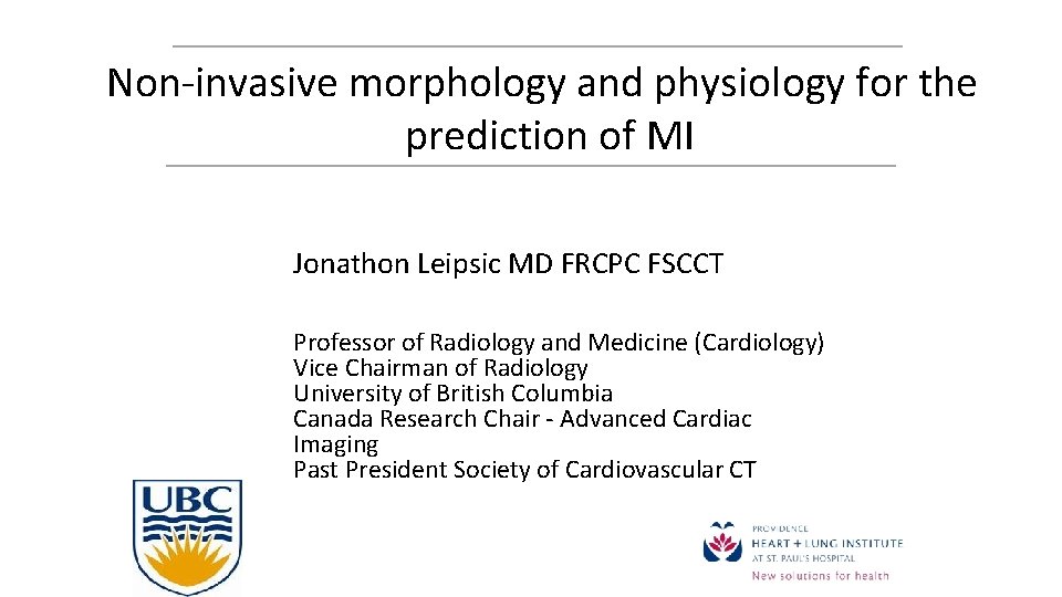 Noninvasive morphology and physiology for the prediction of