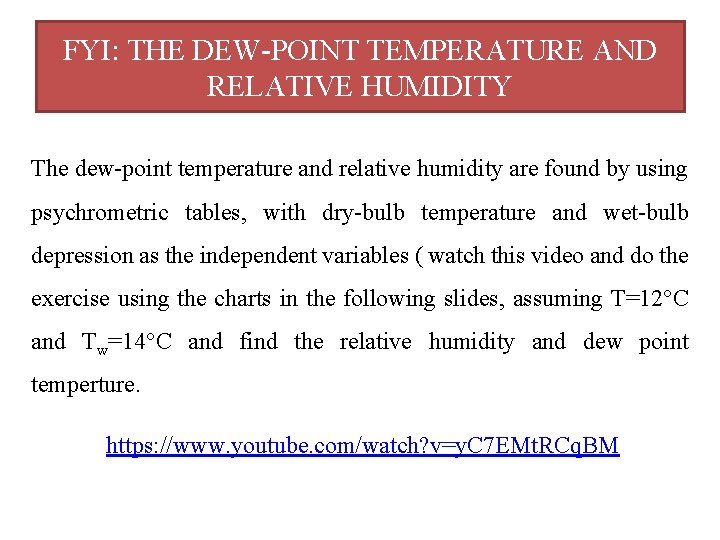 The Course of Atmospheric Thermodynamics MUSTANSIRIYAH UNIVERSITY COLLEGE