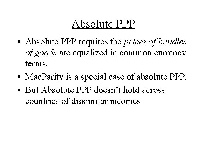 Approaches to Assessing Currency Misalignment Menzie D Chinn