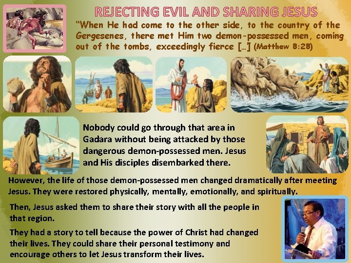 SHARING THE STORY OF JESUS Lesson 11 for