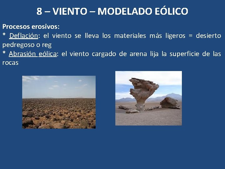 TEMA 7 EL RELIEVE Y SU MODELADO COLEGIO