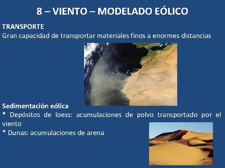 TEMA 7 EL RELIEVE Y SU MODELADO COLEGIO