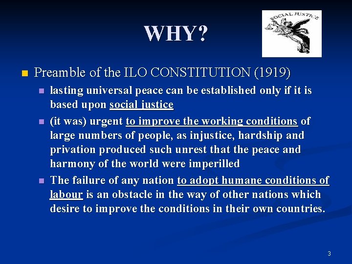 THE INTERNATIONAL LABOUR ORGANIZATION WWW ILO ORG Modena