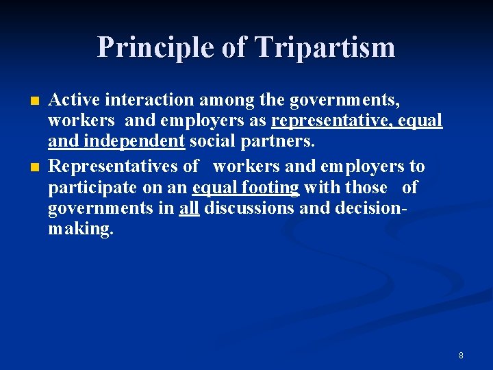 THE INTERNATIONAL LABOUR ORGANIZATION WWW ILO ORG Modena