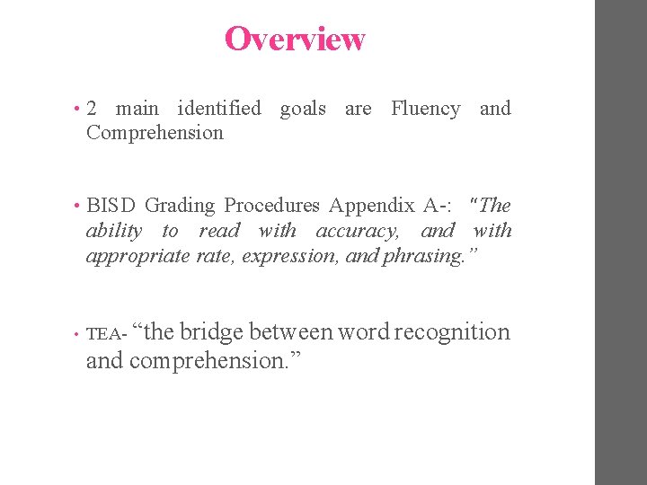 Curriculum Instruction TLI Grant Staff Fluency 2014 15