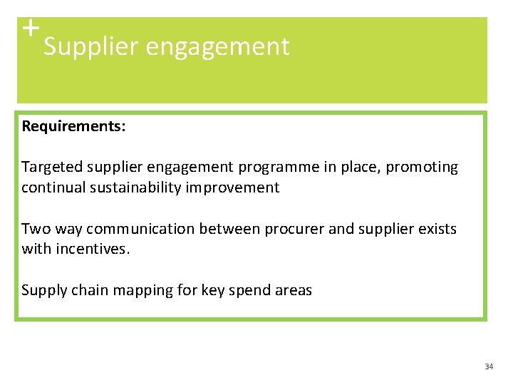 Next Steps in Sustainable Procurement Level 3 of
