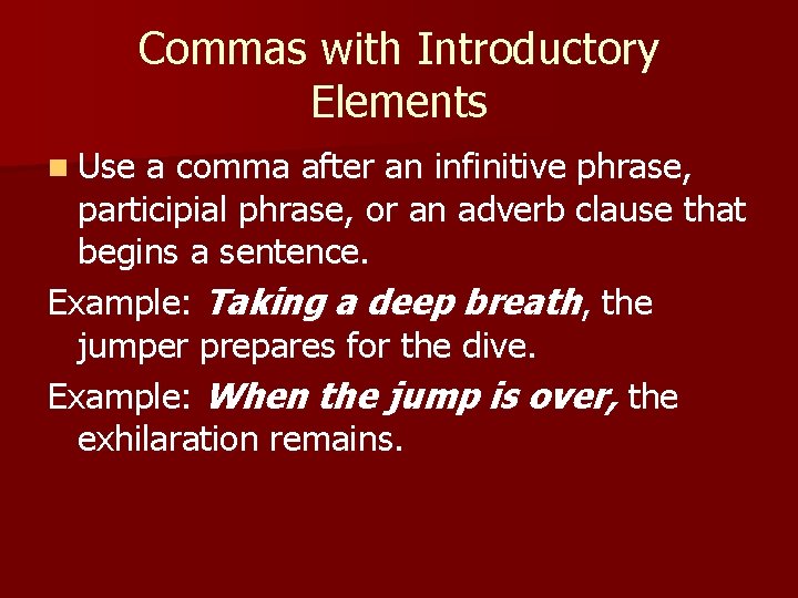 Punctuation Commas Colons Semi colons What are commas