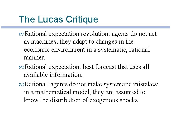 Introduction to Macroeconomic Theory Dr Kai Sun Modern