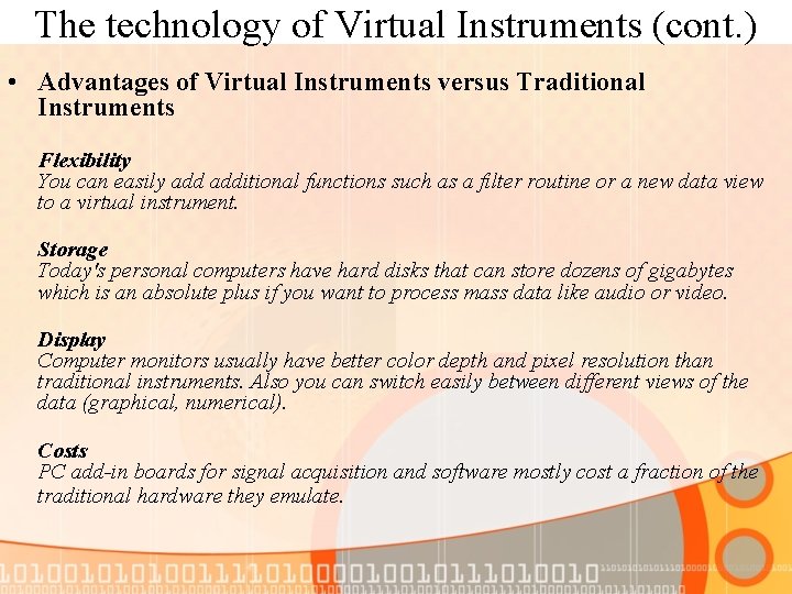 The Virtual Instrumentation of the Fuel Cell By