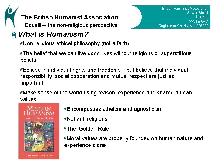 The British Humanist Association Equality the nonreligious perspective