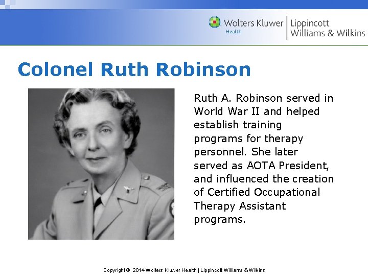 Chapter 2 A Contextual History of Occupational Therapy