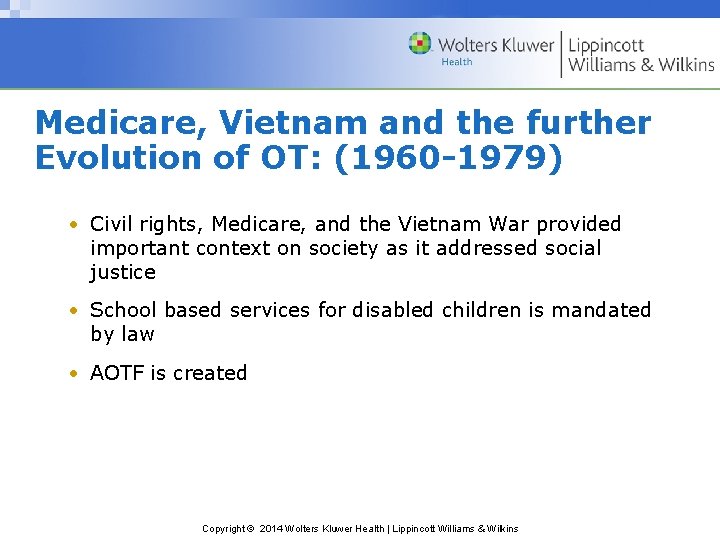 Chapter 2 A Contextual History of Occupational Therapy