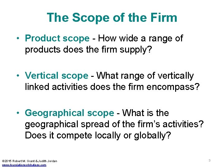 Corporate Strategy 2015 Robert M Grant Judith Jordan