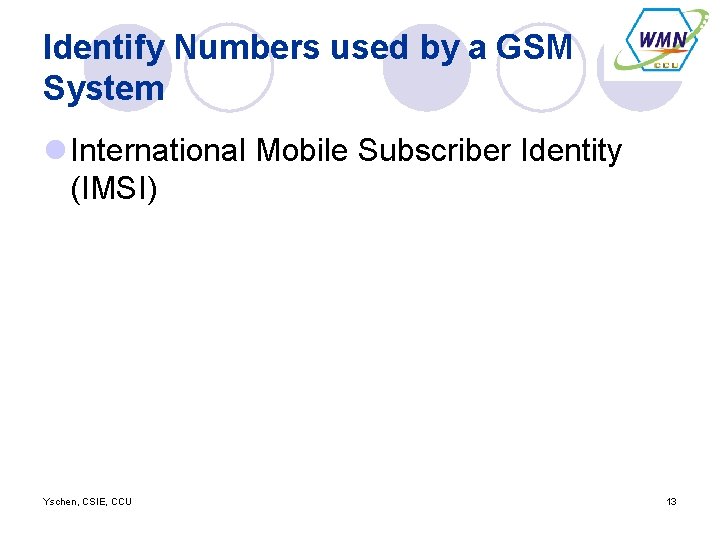 Chapter 9 Existing Wireless Systems 2 G GSM
