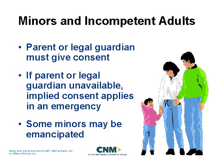 Legal and Ethical Issues Mosby items and derived