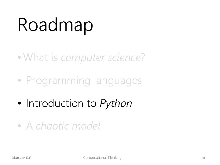 Lecture 1 Introduction Xiaojuan Cai cxjsjtu edu cn