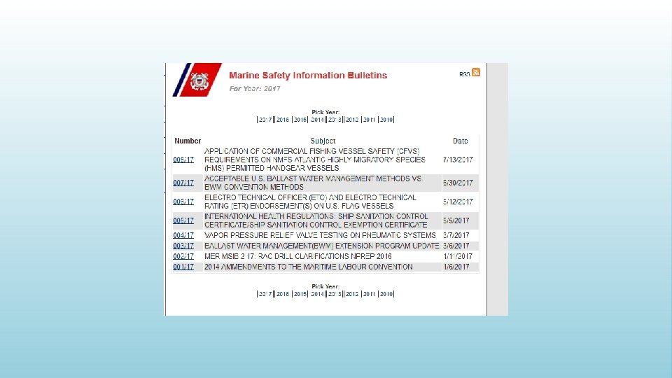 2017 NACON Uninspected Passenger Vessel Examination GEORGE PEEK