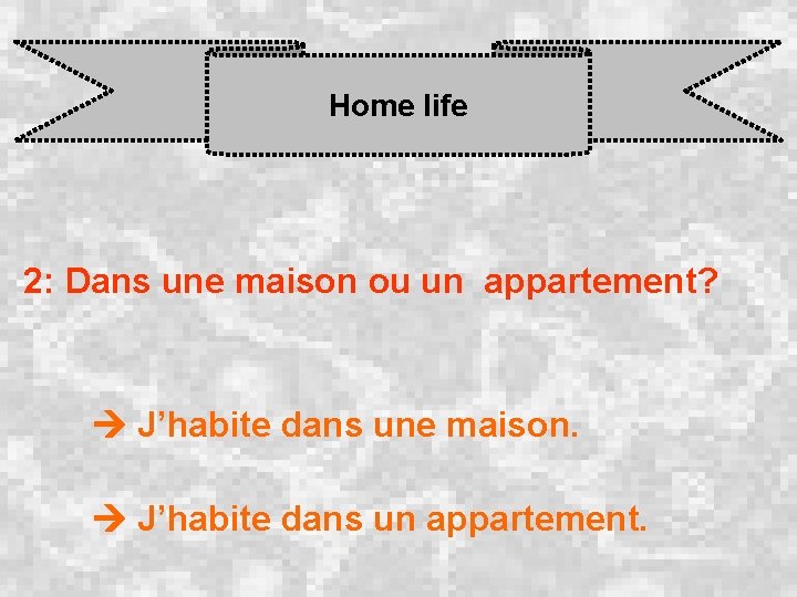 GCSE FRENCH SPEAKING EXAM TOPIC QUESTIONS Home life