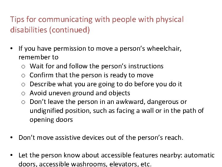 TIPS How to communicate with people with different