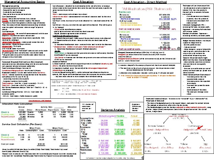 Managerial Accounting Basics Cost Allocation Direct Method The