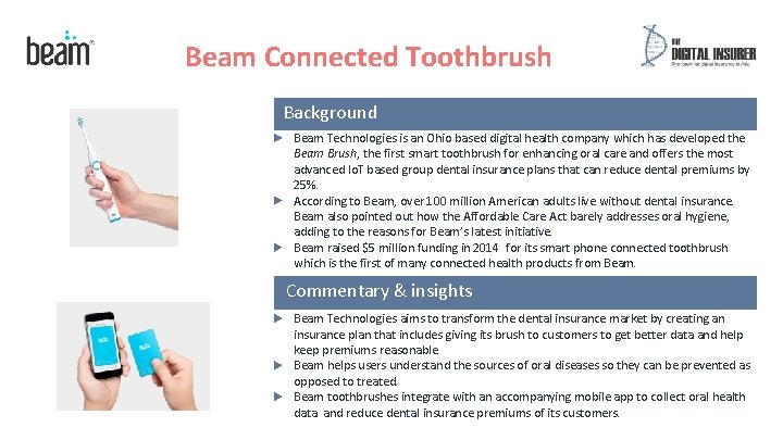 In View Beam Connected Toothbrush Why Telematics There