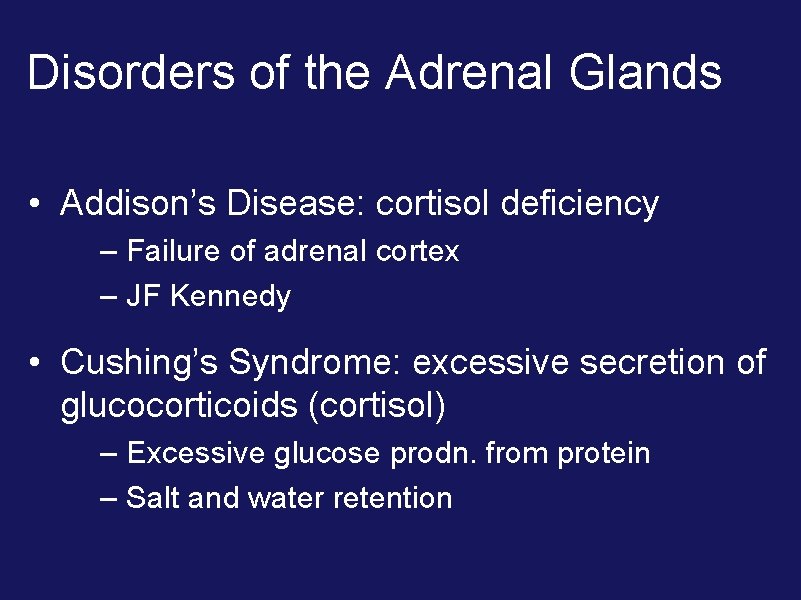 Adrenal Cortex Gland Adrenal Cortex Secretion of Cortisol
