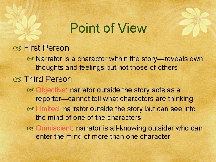 Writing the Literary Analysis An analysis explains what