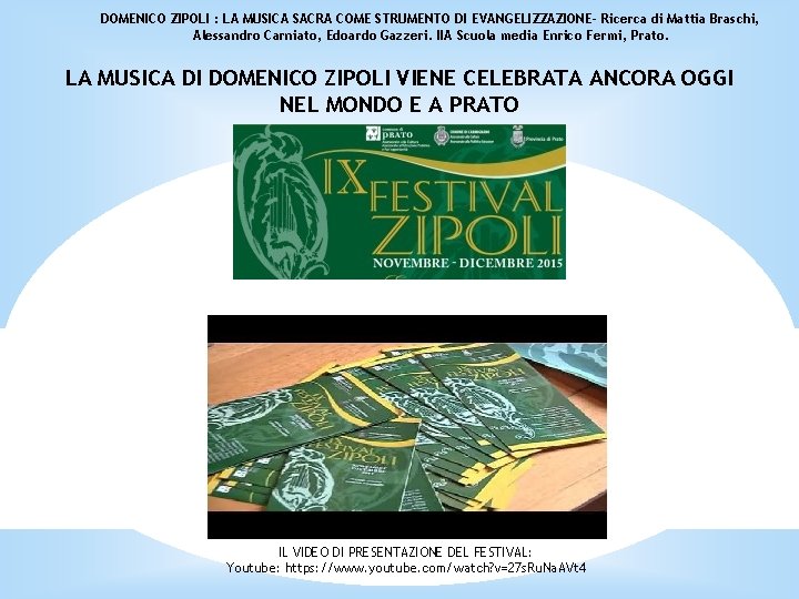 DOMENICO ZIPOLI LA MUSICA SACRA COME STRUMENTO DI