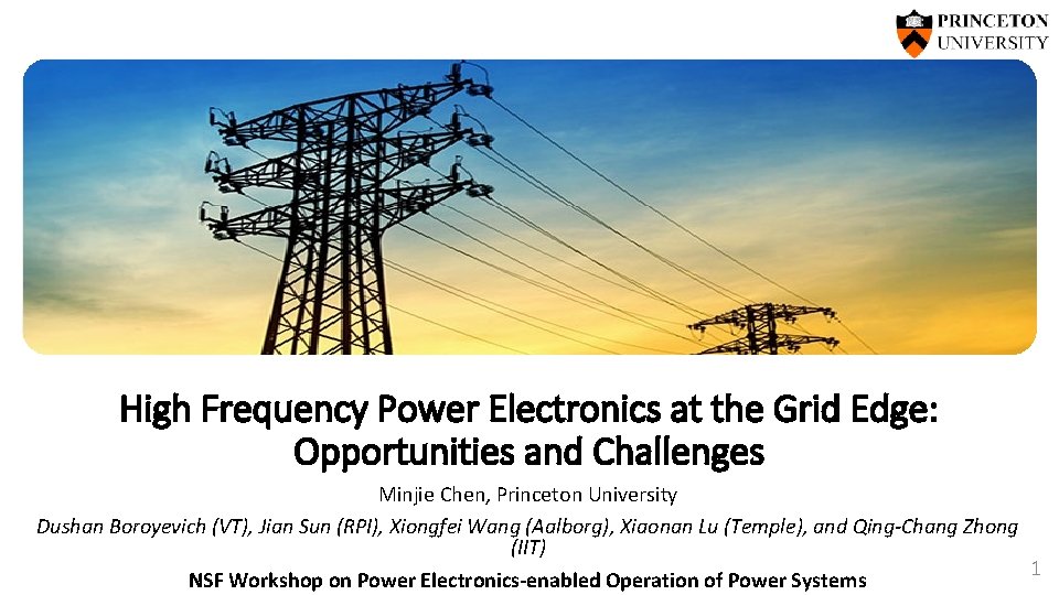High Frequency Power Electronics at the Grid Edge