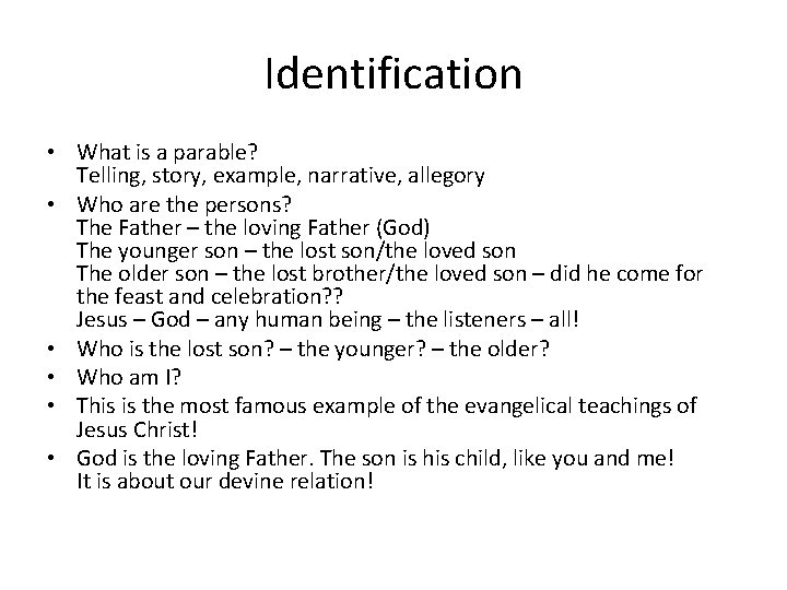 The Parable of the Good Samaritan Luke 10