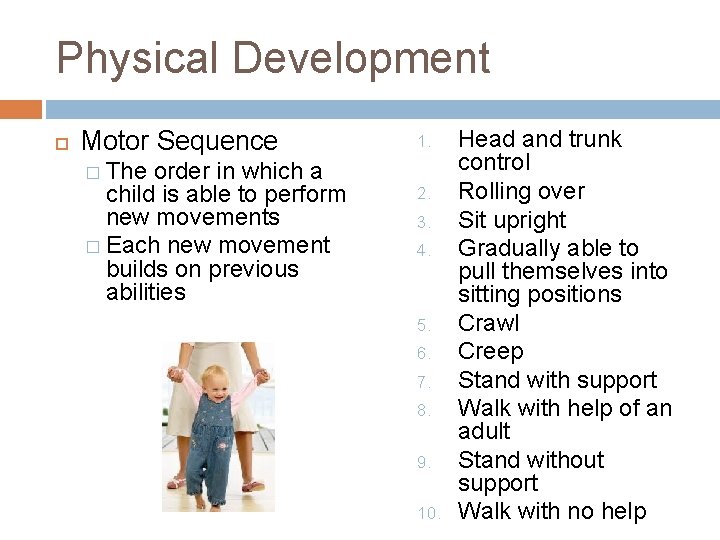 UNDERSTANDING CHILDREN From Birth to Age 2 Terms