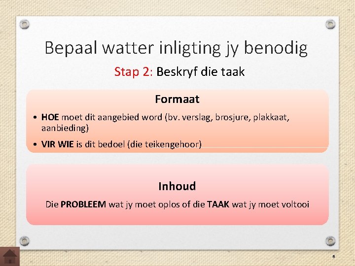 Module 6 2 Vind inligting Inhoud Inleiding Bepaal