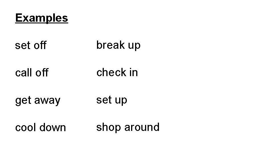 Grammar Phrasal Verbs What are phrasal verbs Phrasal