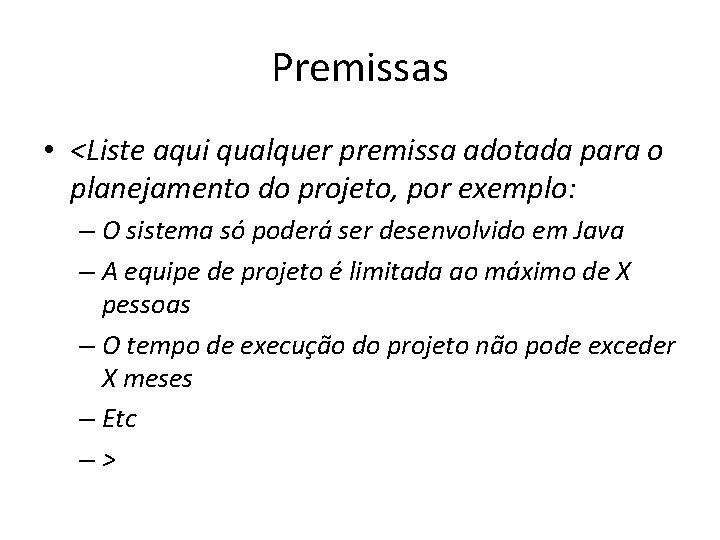 Ttulo do Projeto Reunio de Iniciao Equipe Identificao